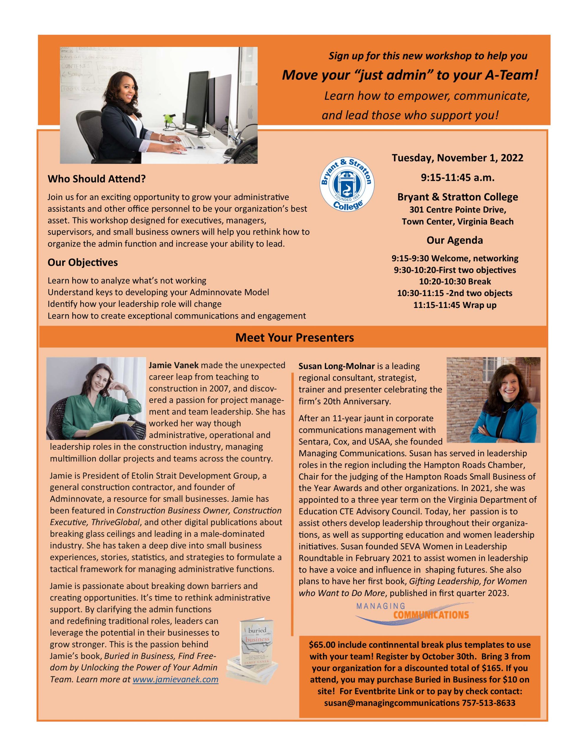 Make your “Just Admin” your A-Team! - Managing Communications Consulting